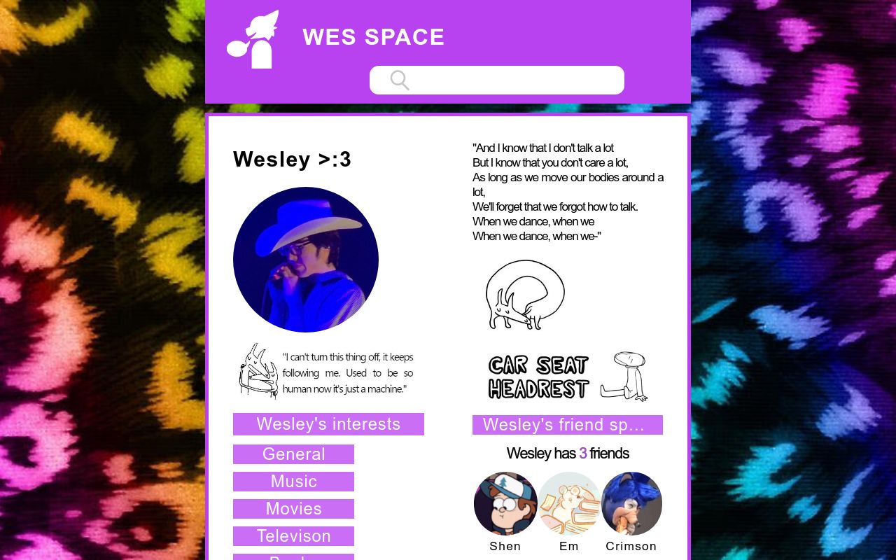 Wes Space :3